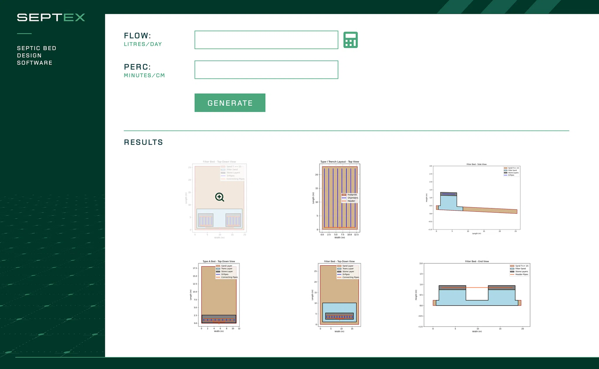 Automated Septic Bed Design Software | Septex Software